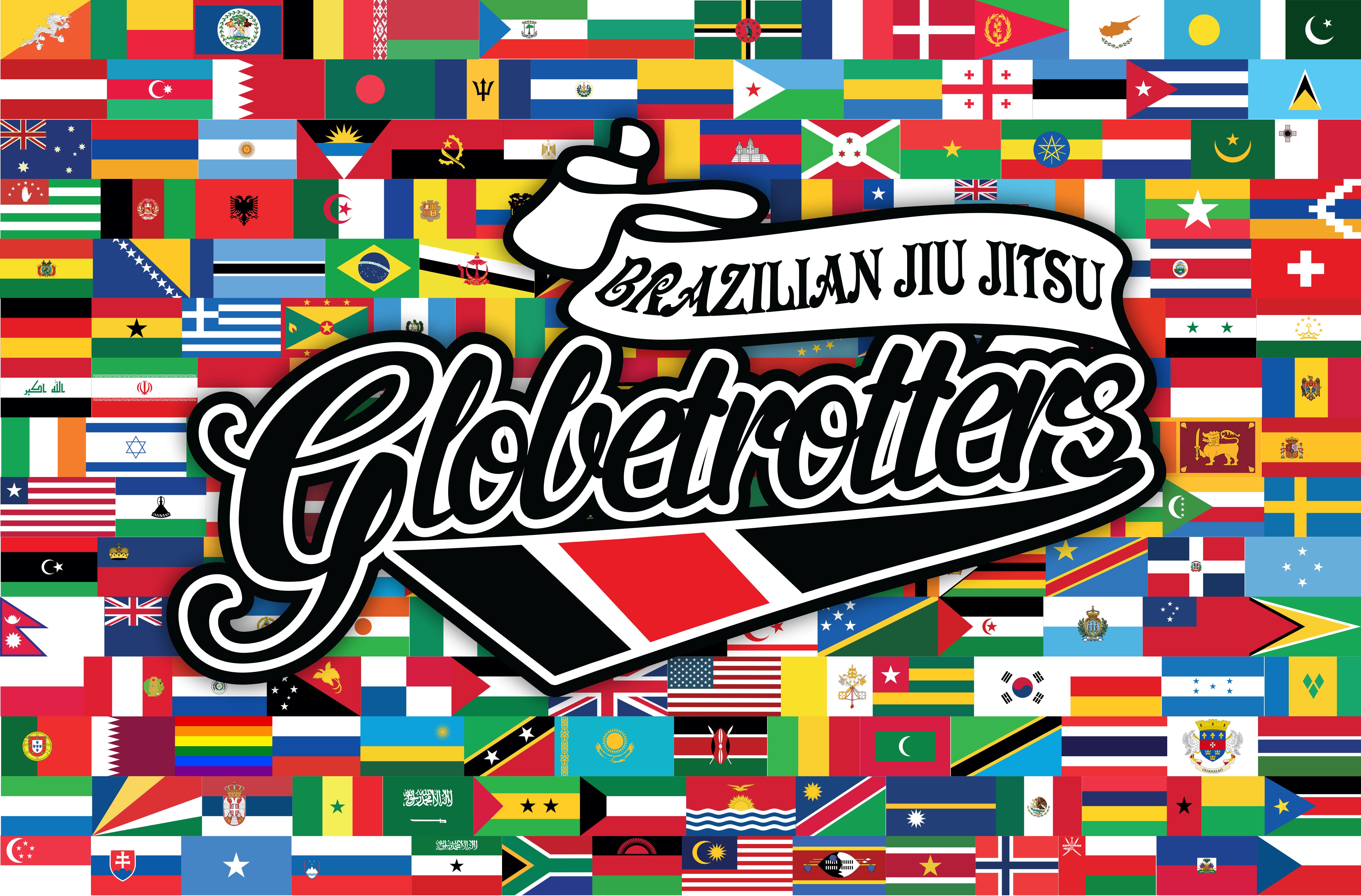 Globetrotters flags (6 variations) | BJJ Globetrotters